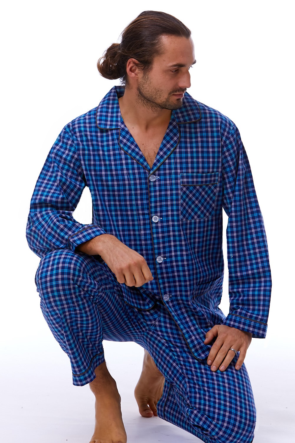 Klasické pánské pyžamo, Pyžamo pánské, Naspaní.cz 1P0200 - Styls.cz