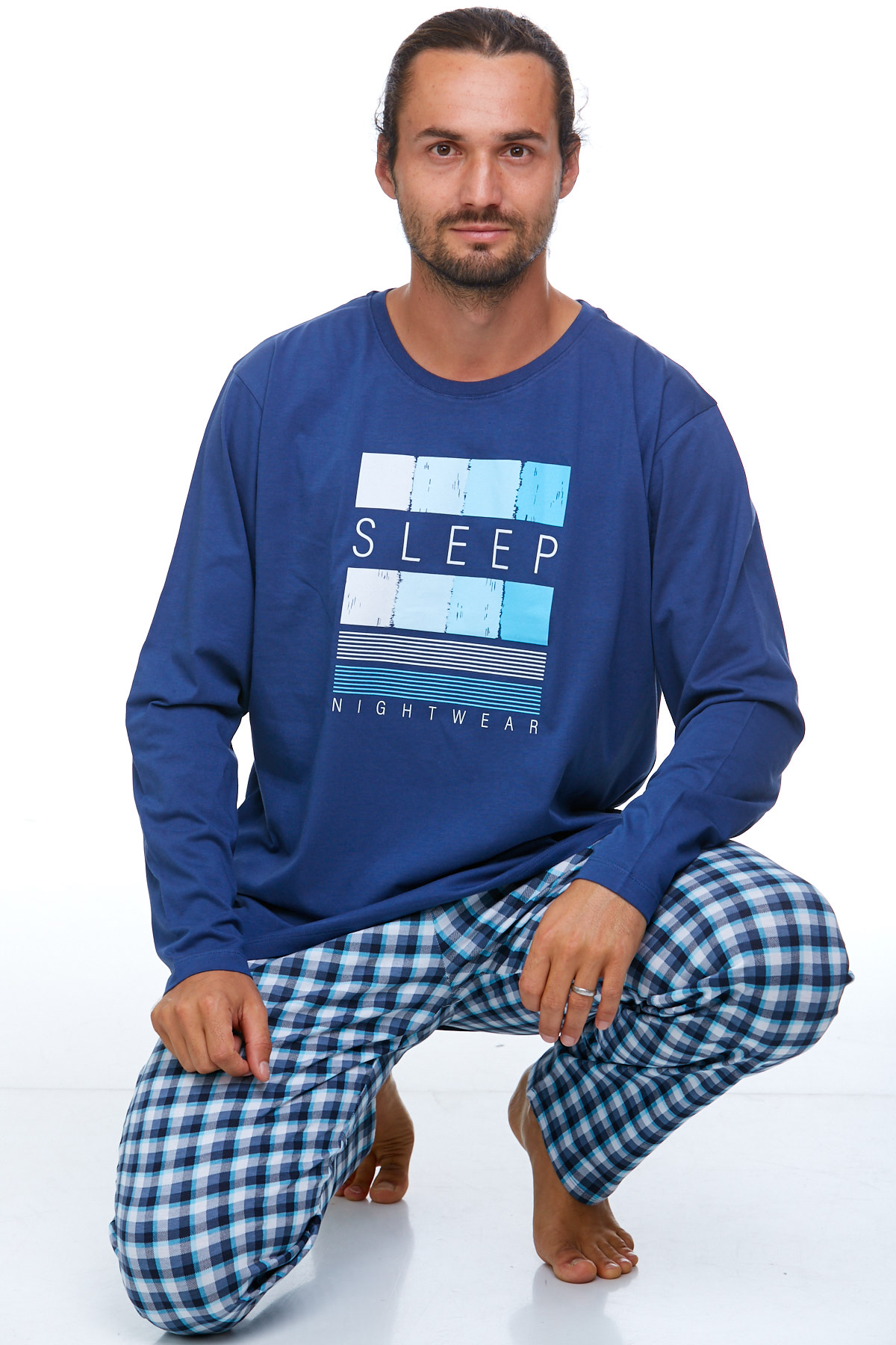 Pyžamo pro muže, pyžamo pánské z bavlny 1P0705 - Naspaní.cz