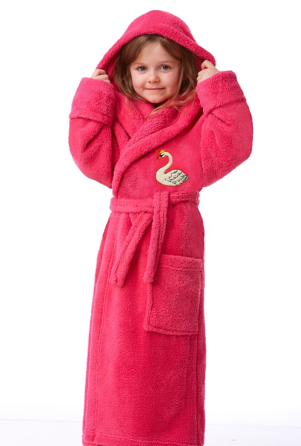 Župan dívčí, župan pro holky, huňatý župan dětský 1T0327 - Styls.cz