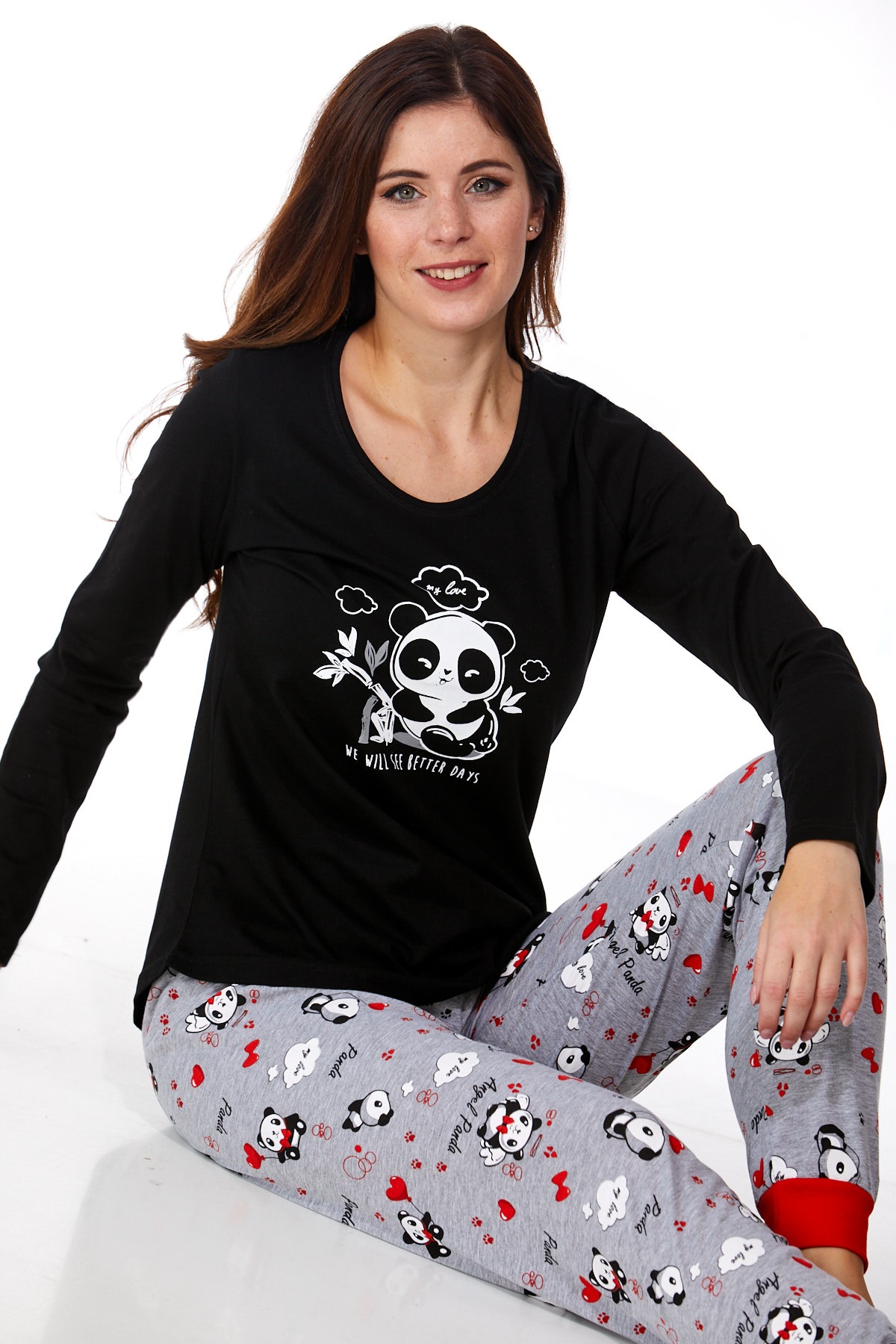 Pyžamo dámské confort, luxusní pyžamo pro ženy, dlouhé pyžamo dámské ...