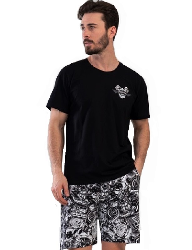 Pyžamo pro muže,pyžamo pro muže,krátké pyžamo pánské 1P1373 - Naspaní.cz